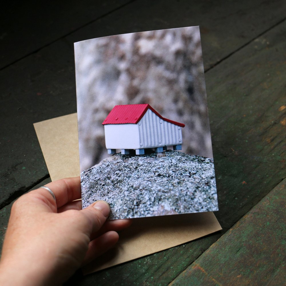 Kemi & Niko - Greeting Card Ivory Lake Hut - Equipment-Maps & Books ...